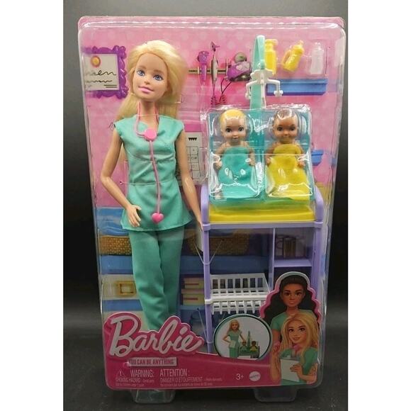 Barbie | Toys | Barbie Baby Doctor Playset You Can Be Anything With ...